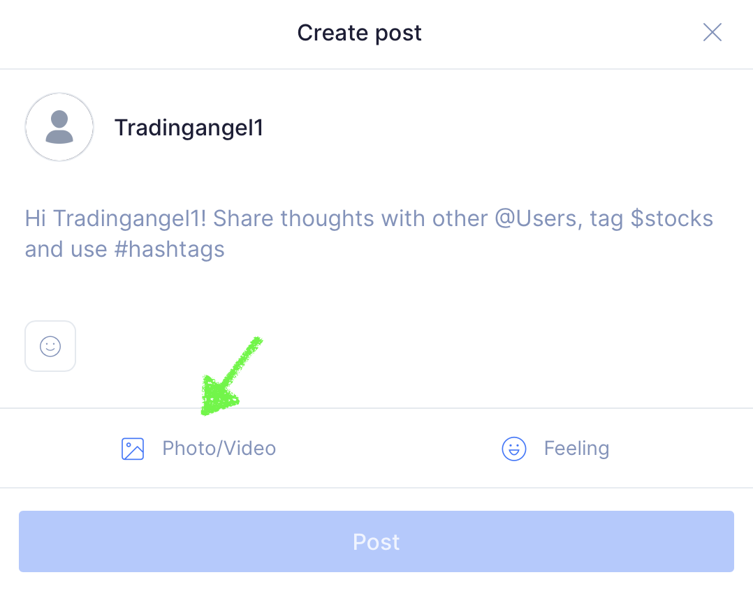 ¿Cómo puedo subir una imagen a mi línea temporal? – NAGA Markets ES